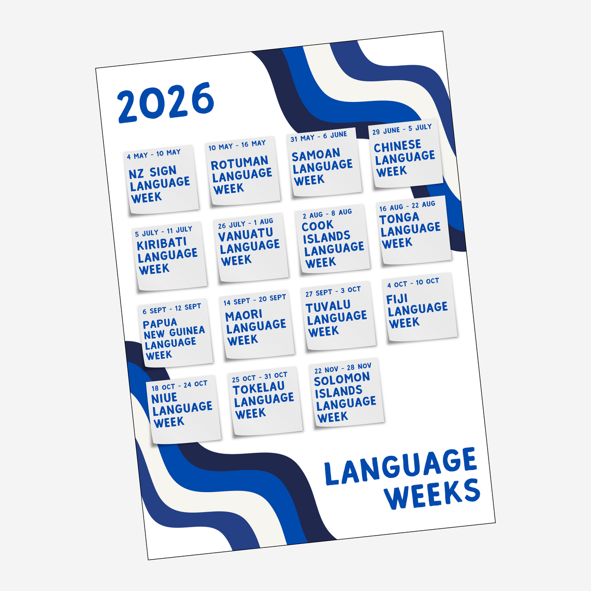2026 Language Weeks Planner – TeacherTalk