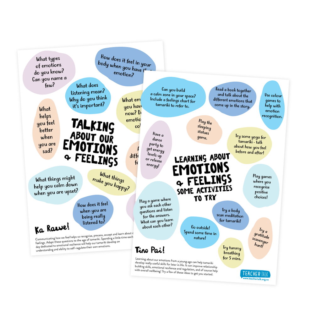 Learning About Emotions Poster Pack - Download – TeacherTalk