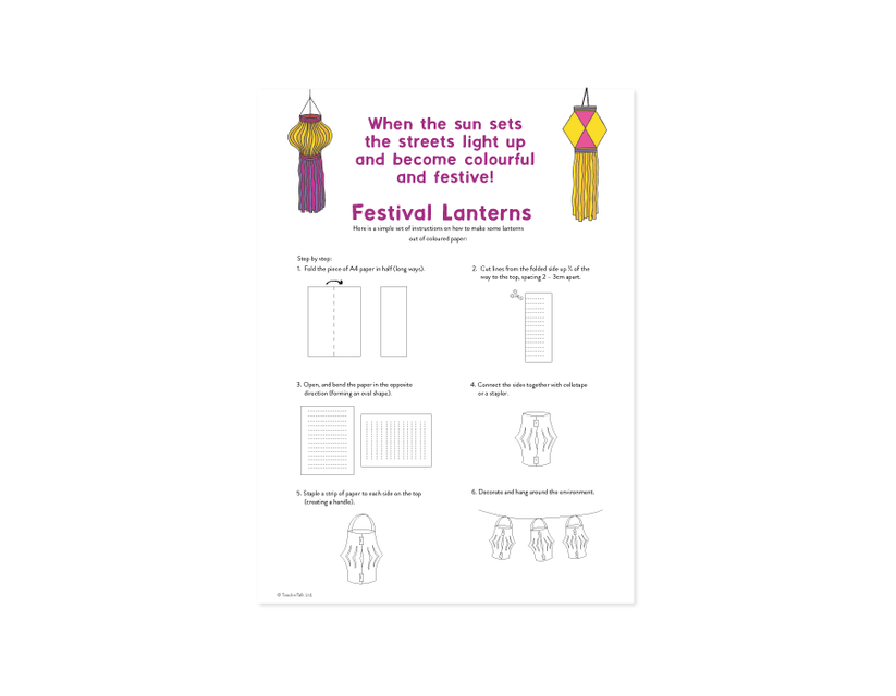 Festival Lanterns Activity - Download – TeacherTalk