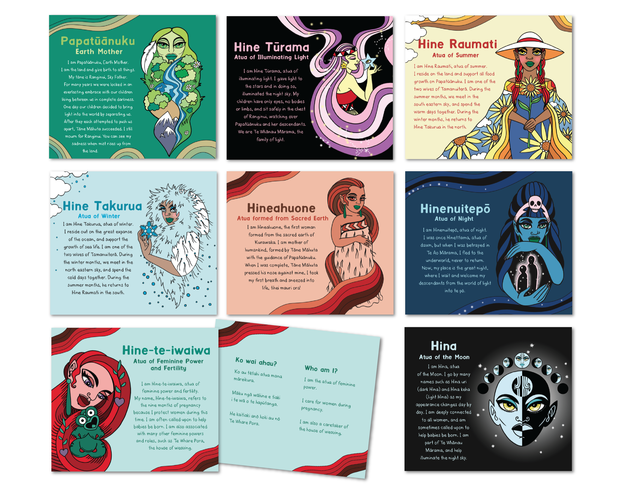Ngā Atua Cards - Atua Wāhine - Series 2 – TeacherTalk