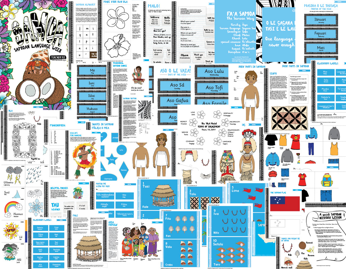 Samoan Language Resource - Download Kit – TeacherTalk