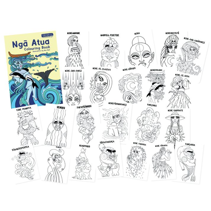 Ngā Atua Colouring Booklet – TeacherTalk