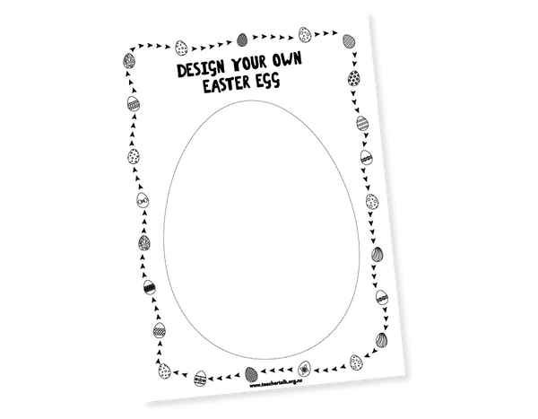 Design Your Own Easter Egg - Download – TeacherTalk