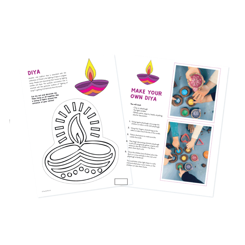 Diwali Diya Activity - Download – TeacherTalk