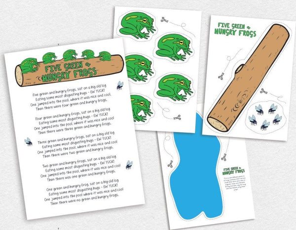 5 Green & Hungry Frogs - Download – TeacherTalk