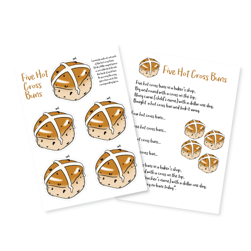 Hot Cross Buns Song With Props - Download – TeacherTalk