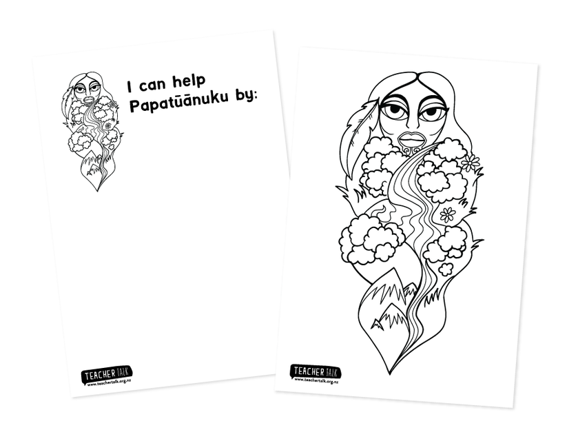 Papatūānuku Colouring Pages Download – TeacherTalk